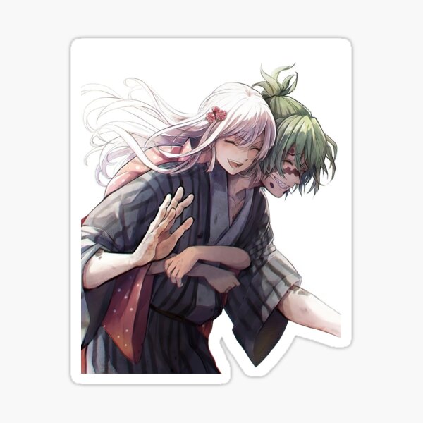 "Demon Slayer - Upper Rank 6 And Gyutaro Upper Rank 6 Daki" Sticker for ...