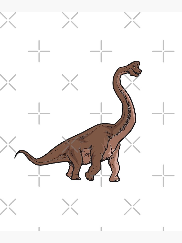 "Brachiosaurus" Poster for Sale by Anysaurus | Redbubble