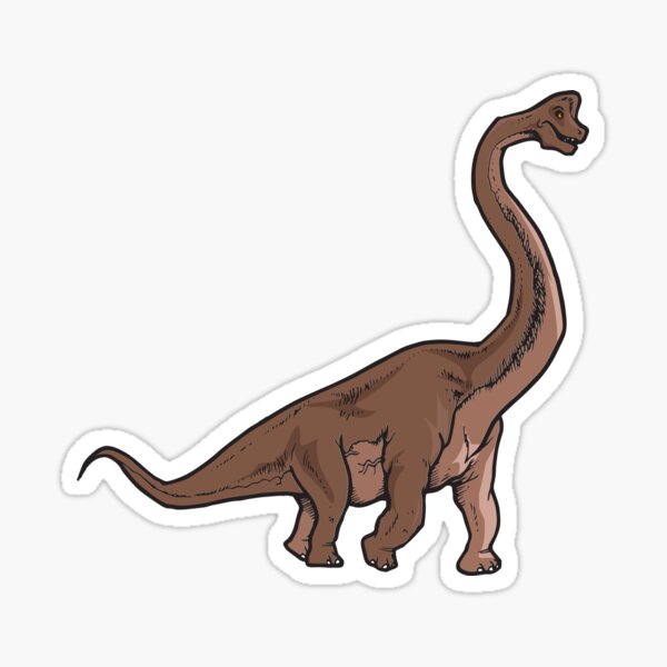 "Brachiosaurus" Sticker by Anysaurus | Redbubble
