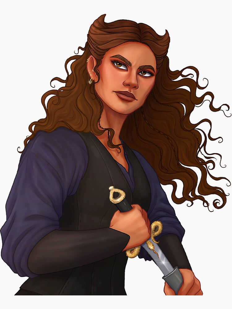 "jude duarte from the cruel prince version 2" Sticker by itsrn | Redbubble