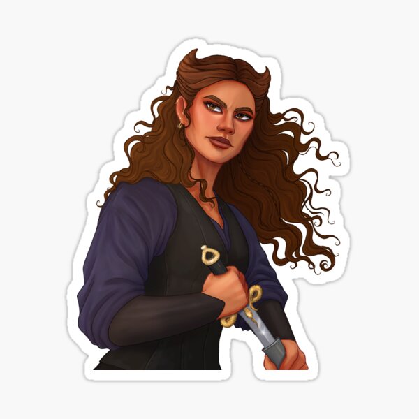 "jude duarte from the cruel prince version 2" Sticker by itsrn | Redbubble