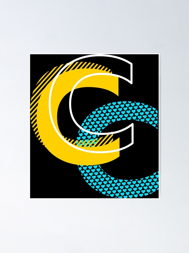 "Letter C" Poster for Sale by FreakOutShirts | Redbubble