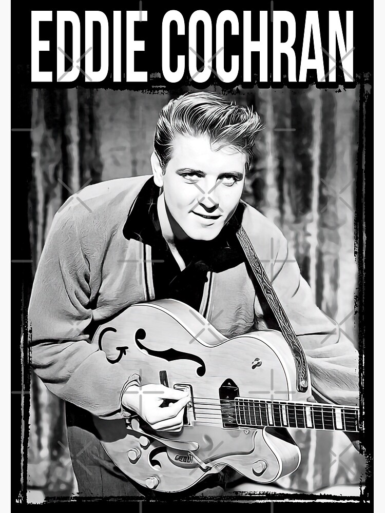 "Eddie Cochran" Poster for Sale by Kimmy73RB | Redbubble