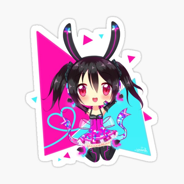 "Cyber Nico" Sticker by bertalh | Redbubble