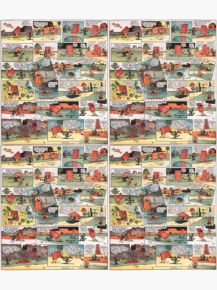 "Old comic strip" Sticker for Sale by ValentinaHramov | Redbubble