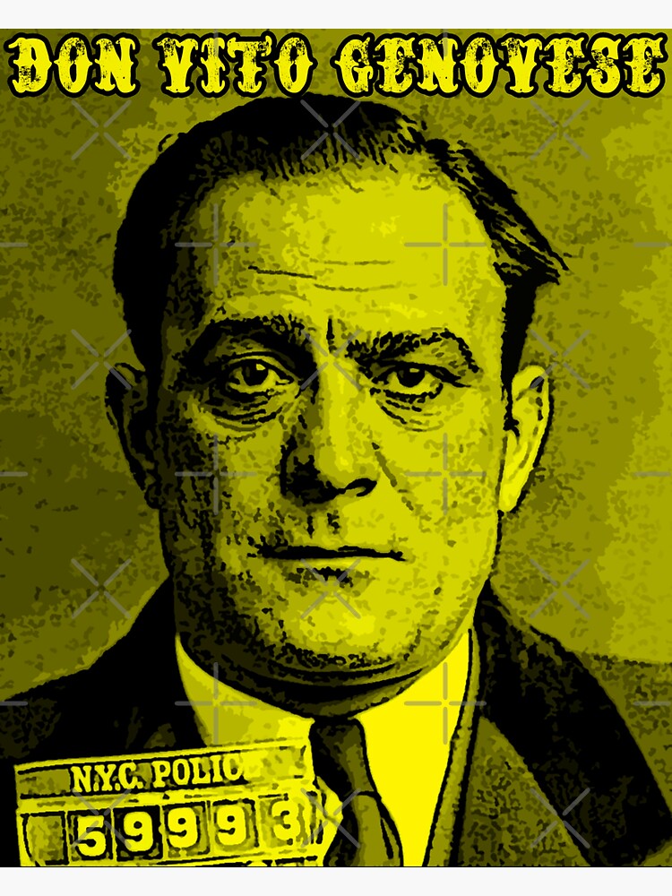 "Don Vito Genovese Mobster" Sticker by ZuluHistoryTees | Redbubble