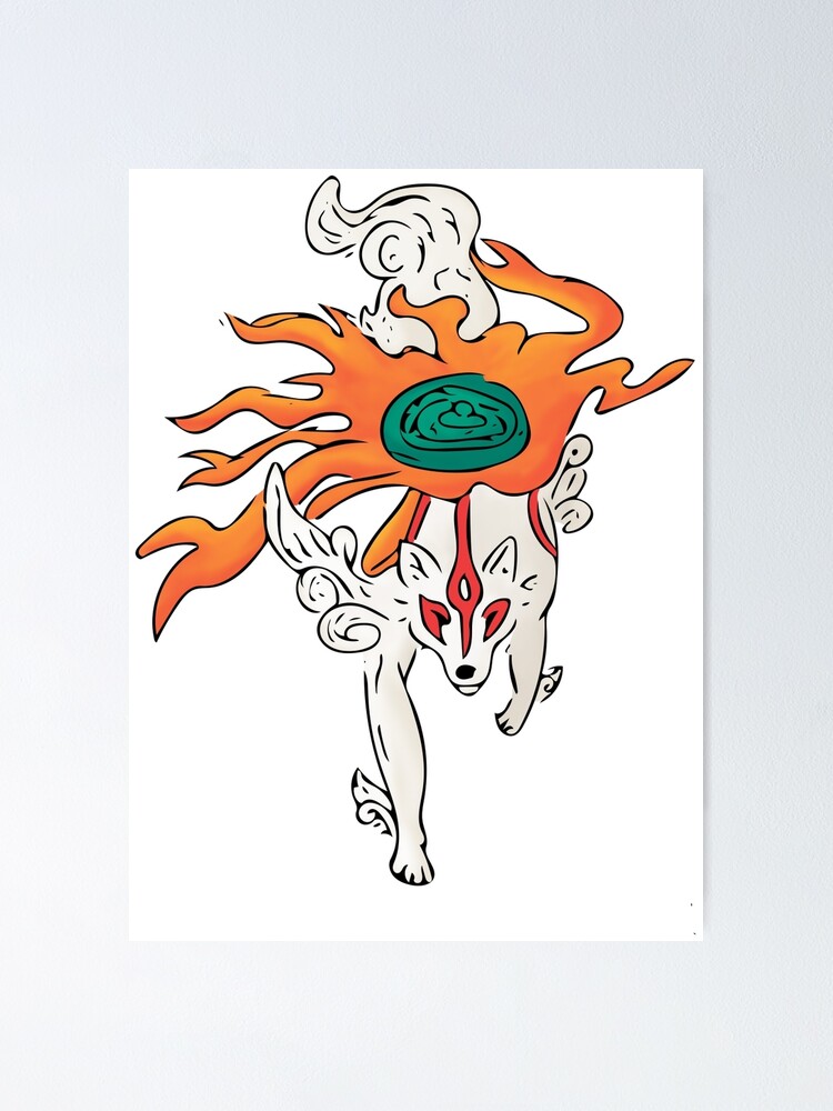 "Okami: Amaterasu" Poster by abirayner | Redbubble