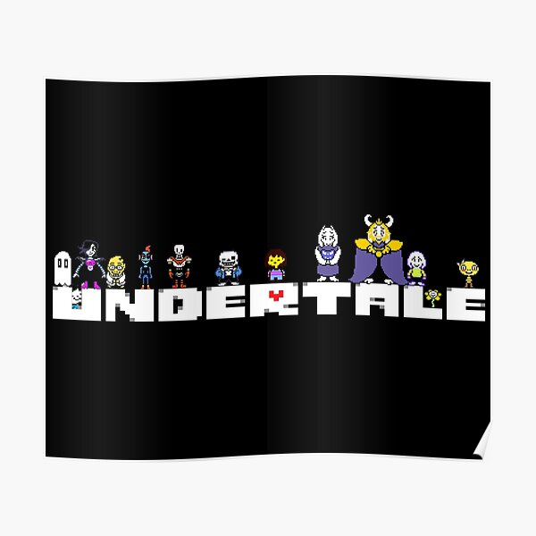 "Undertale Classic Video Game – Sans Retro" Poster for Sale by Monili98 | Redbubble