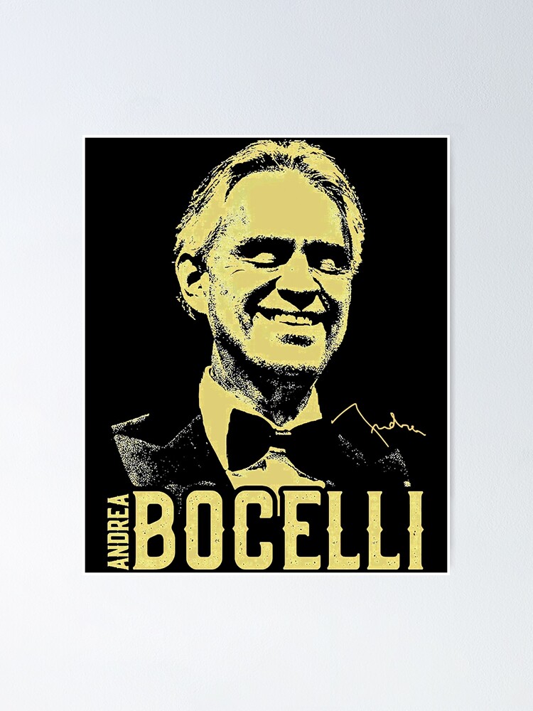 "So Funny Bocelli Retro Vintage With Signature Classic Fans" Poster for ...