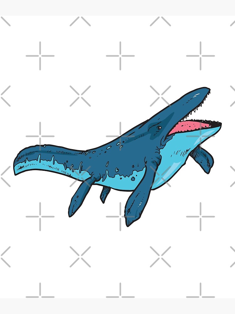 "Mosasaurus" Poster for Sale by Anysaurus | Redbubble