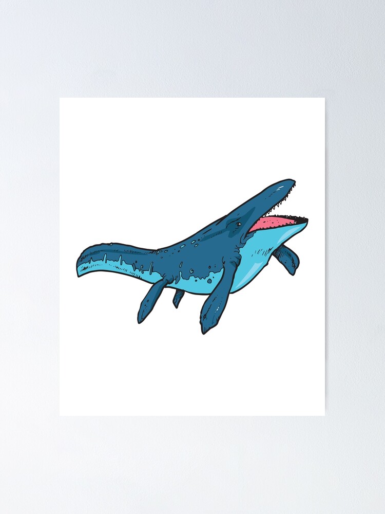 "Mosasaurus" Poster for Sale by Anysaurus | Redbubble