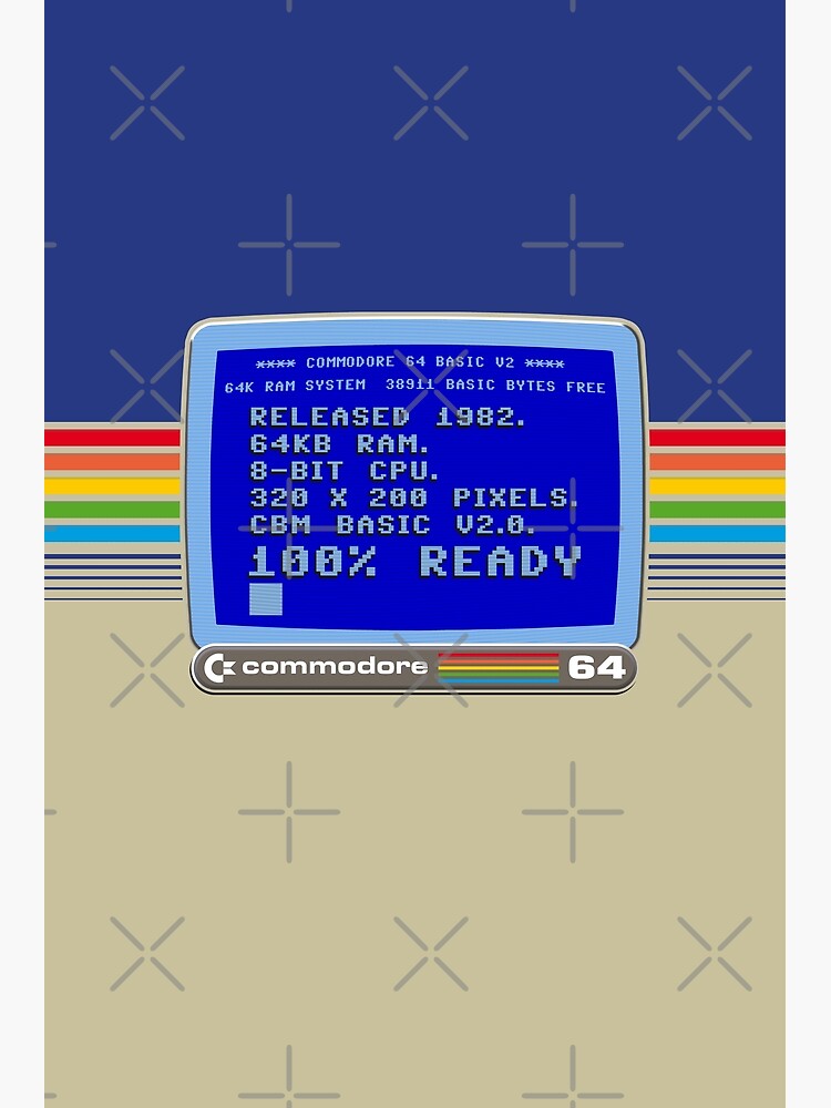 "Retro Home Computer Commodore 64 Specs - 100% ready - c64 Inspired ...