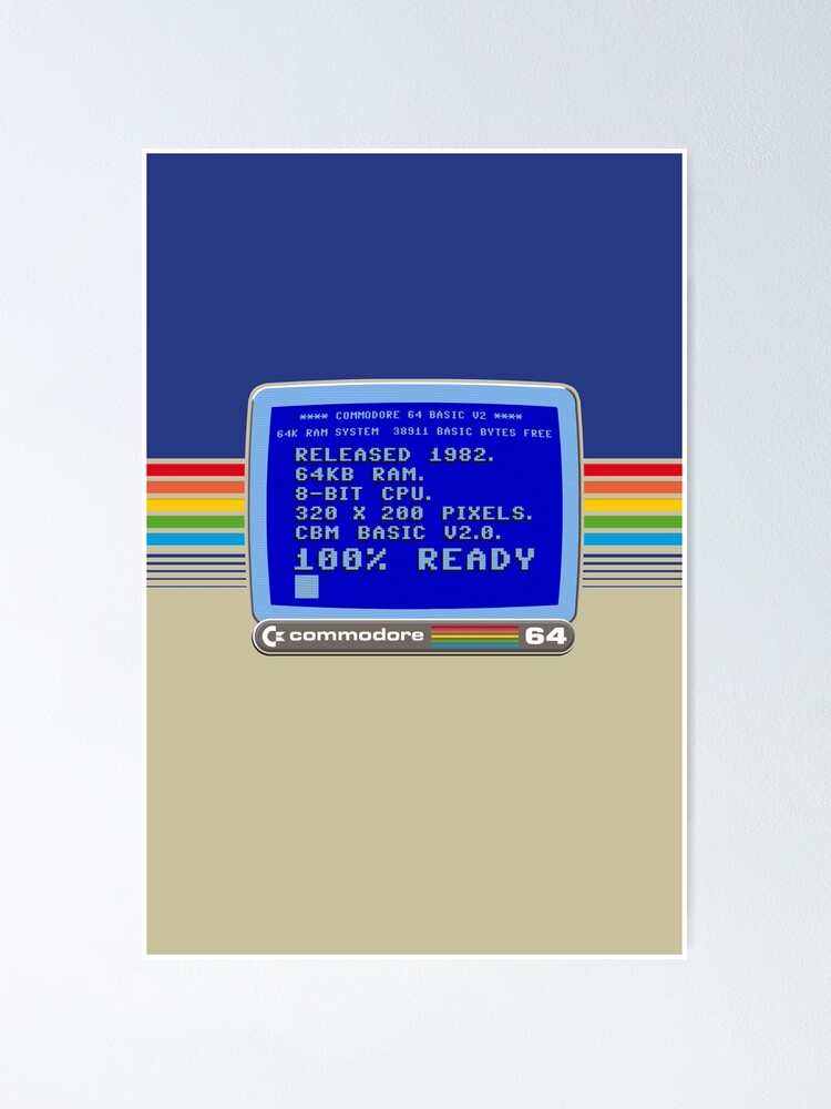 "Retro Home Computer Commodore 64 Specs - 100% ready - c64 Inspired ...