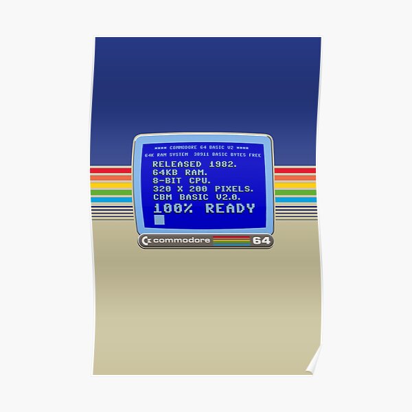 "Retro Home Computer Commodore 64 Specs - 100% ready - c64 Inspired ...
