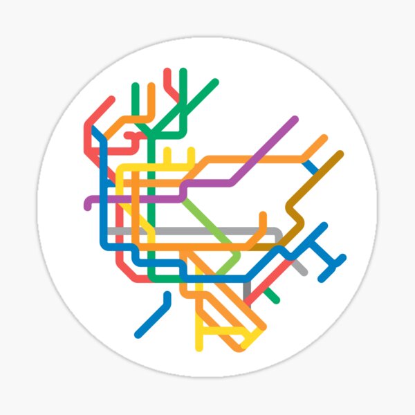 New York Subway Stickers | Redbubble