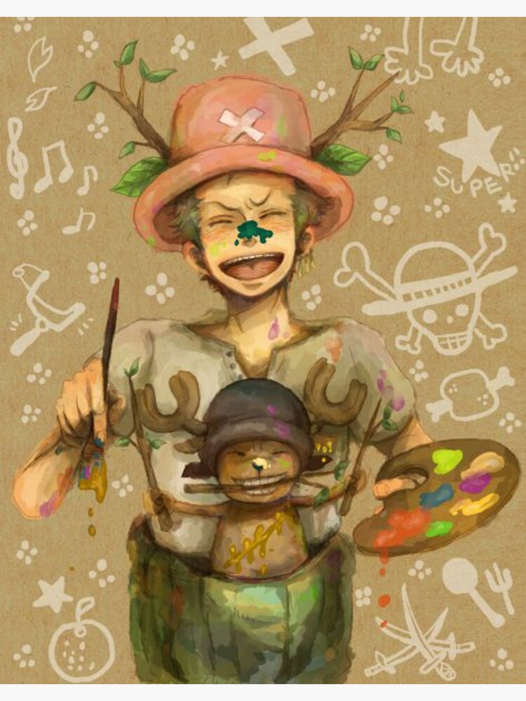 "Rono Zoro one piece" Sticker by fatima250 | Redbubble