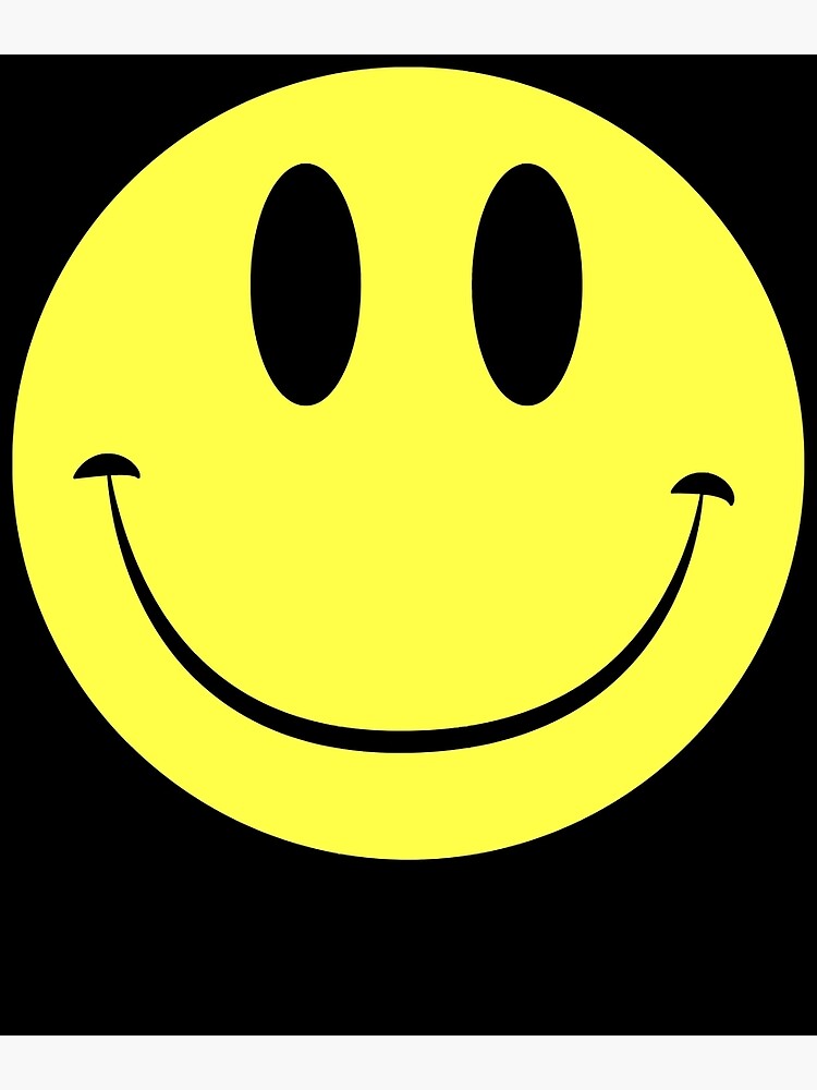 "Classic Acid House Smiley Face Rave Culture" Poster for Sale by ...