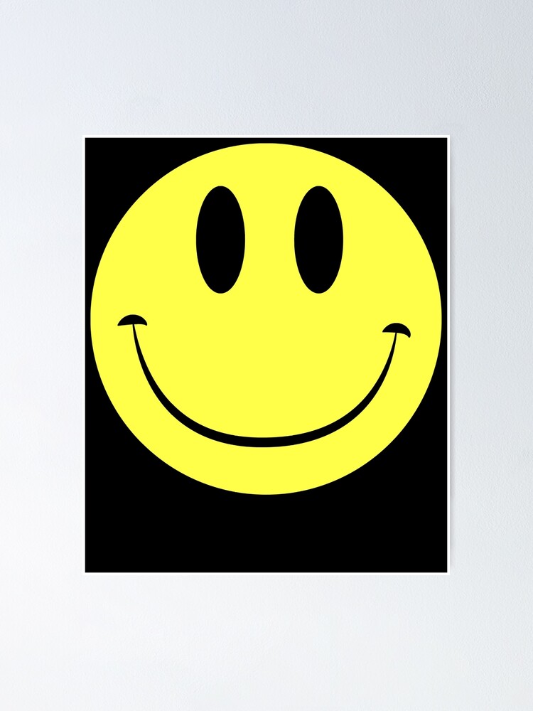 "Classic Acid House Smiley Face Rave Culture" Poster for Sale by ...