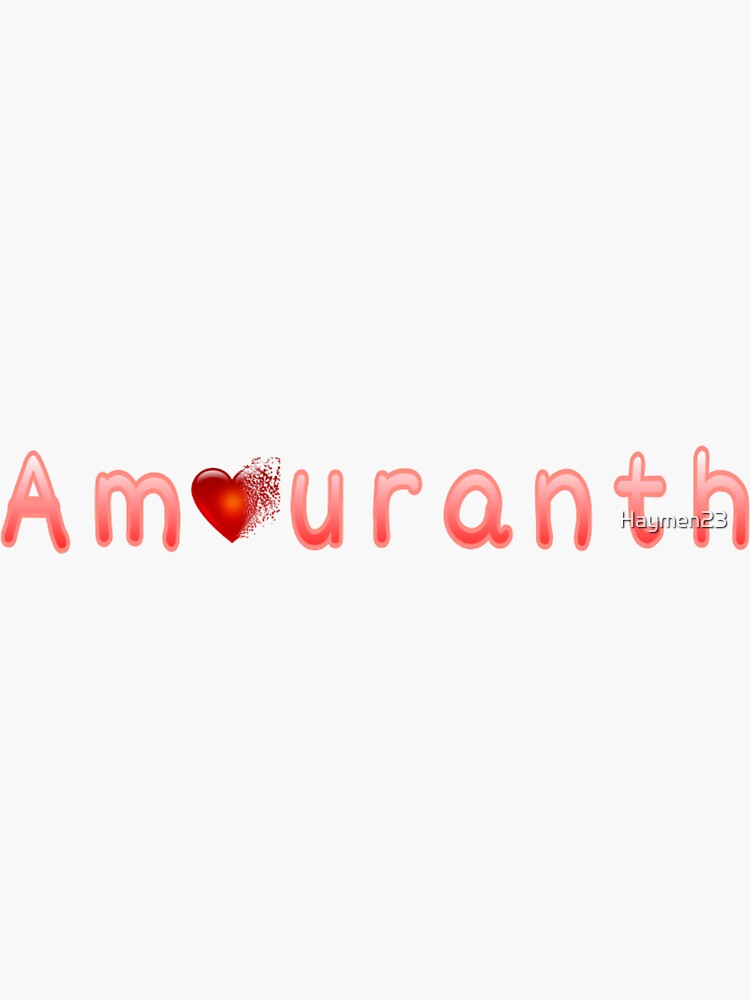 "Amouranth" Sticker by Haymen23 | Redbubble