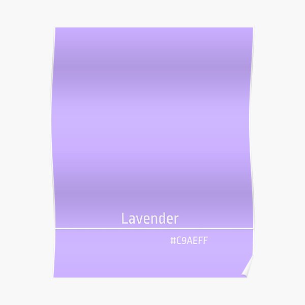 Póster «Lavanda, código de color hexadecimal; 13 Fundas Pro Max para ...