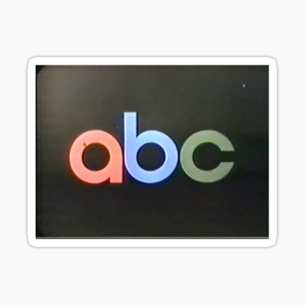 "ABC logo from the sixties Classic T-Shirt" Sticker for Sale by ...
