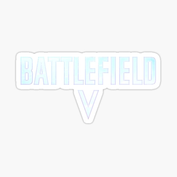 "Battlefield 5 (Battlefield V Logo Design) Essential T-Shirt" Sticker ...