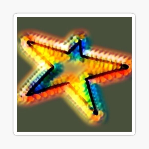 "Falling Star" Sticker by Blertz | Redbubble