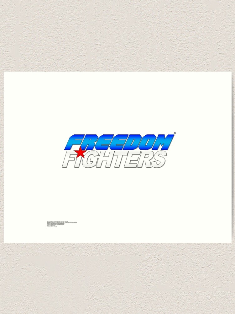 "Original Freedom Fighters logo" Art Print for Sale by TakeshiMedia ...