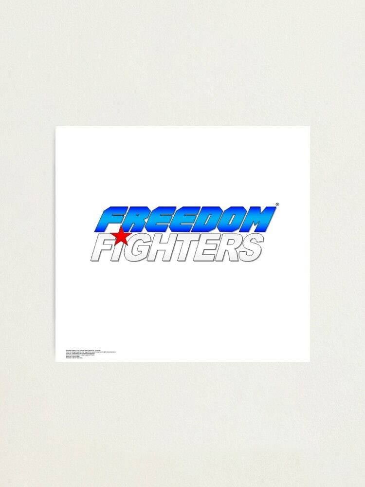 "Original Freedom Fighters logo" Photographic Print by TakeshiMedia ...