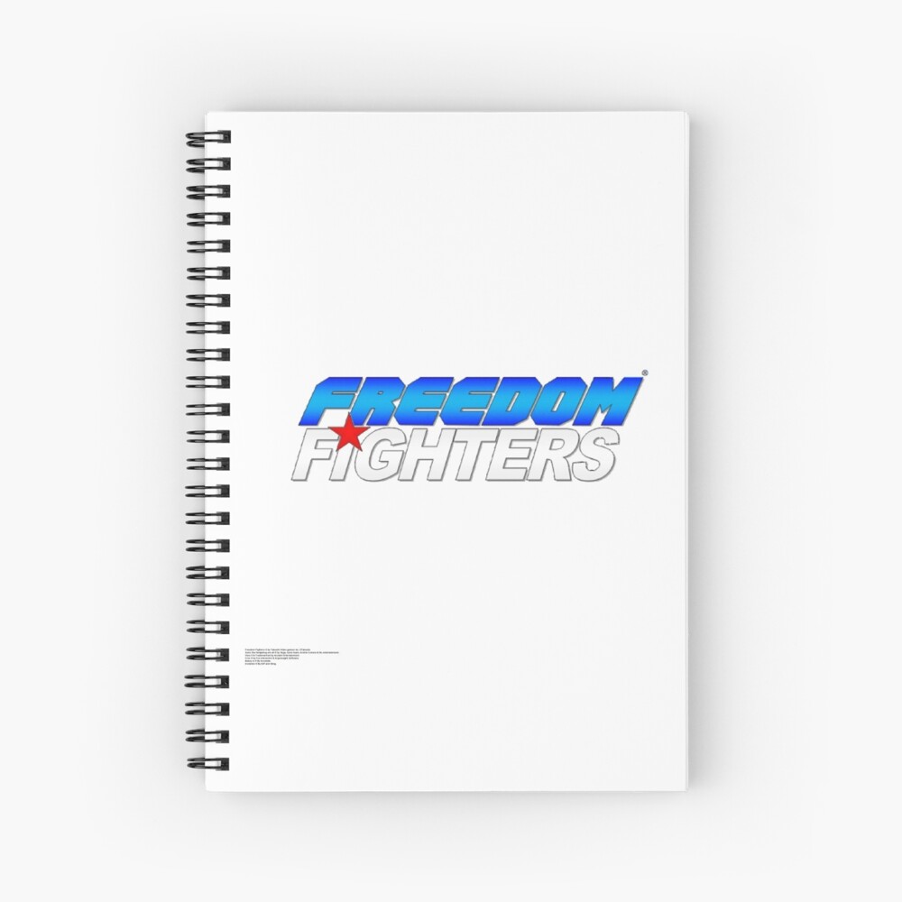 "Original Freedom Fighters logo" Spiral Notebook by TakeshiMedia ...