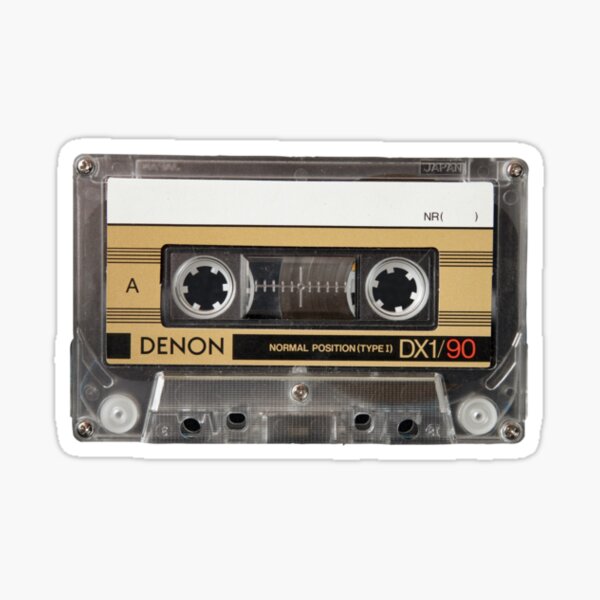 "Denon cassette" Sticker by OptionalHeresy | Redbubble