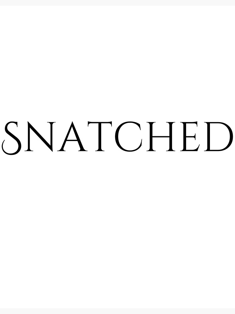 "GEN Z SNATCHED" Sticker by KVAdesign | Redbubble
