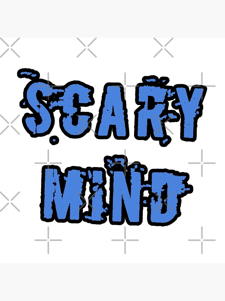 "scary mind" Poster for Sale by Mmfutureworld | Redbubble
