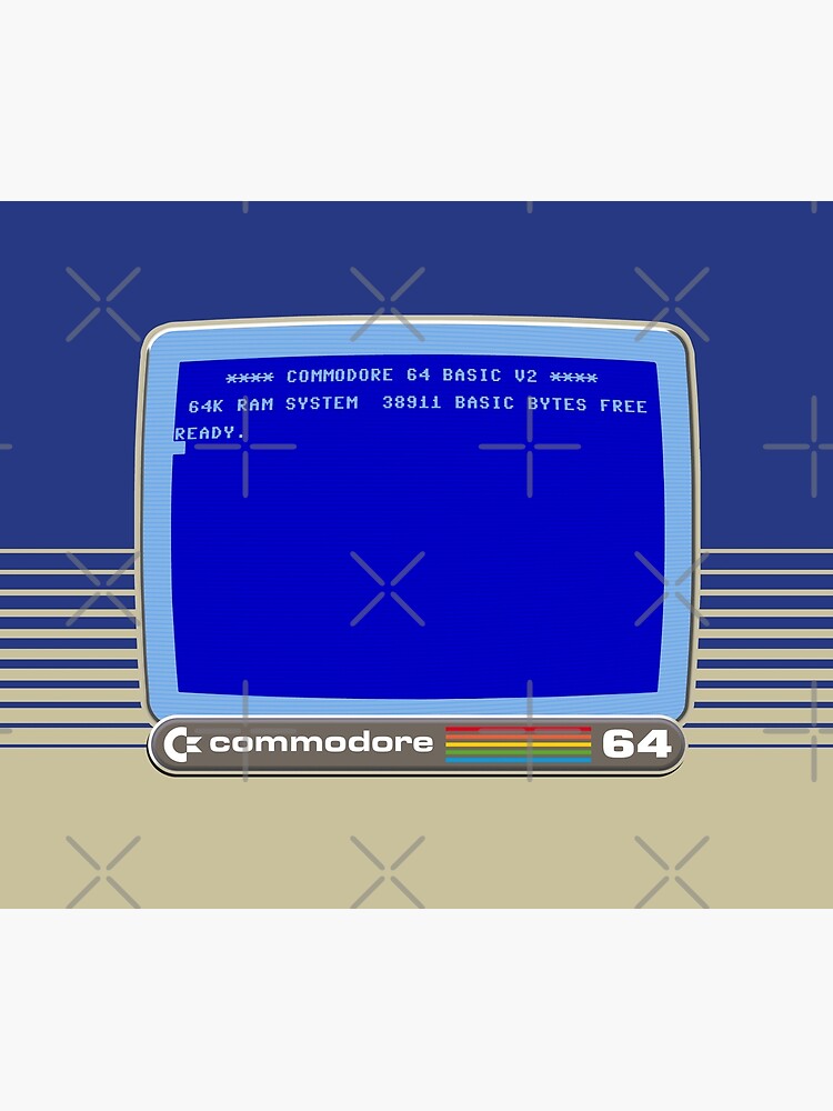 "Home Computer Commodore 64 Boot Screen - Ready - c64 Inspired" Tapestry for Sale by ...