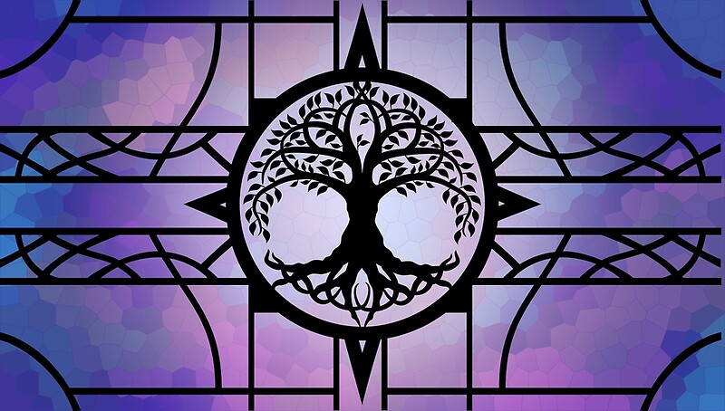 "Tree of Life - Blue" by TheColorofRain | Redbubble