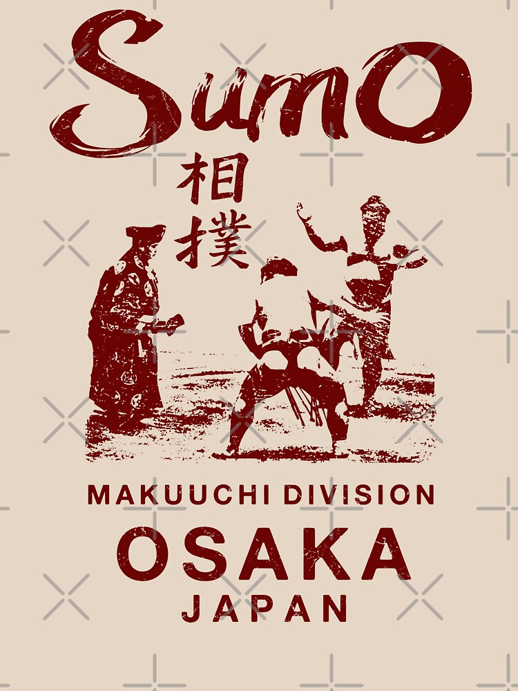 "Sumo Wrestling Osaka Japan Vintage" T-shirt for Sale by IronEcho ...