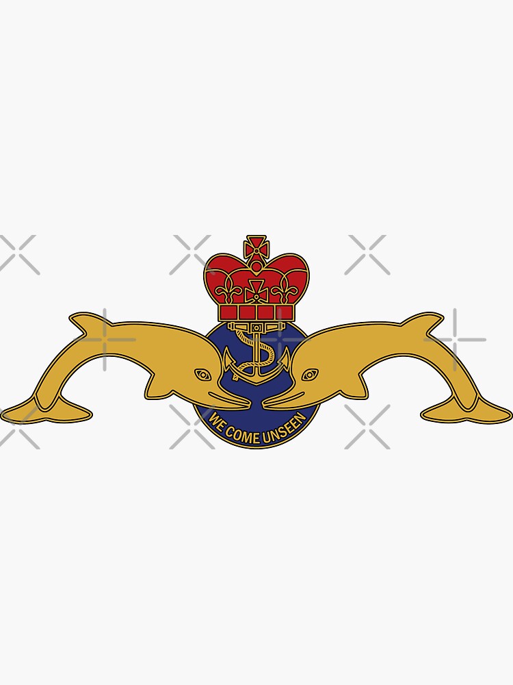 "Royal Navy Submarine Service" Sticker by sirglennbo | Redbubble