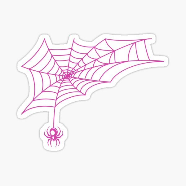 "Spider Symbol (Pink Version)" Sticker by EasilyShop | Redbubble