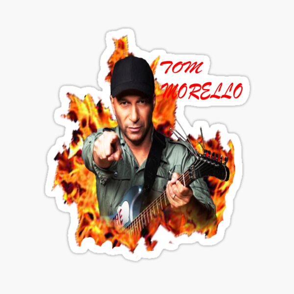 "tom morello" Sticker by mnockbp | Redbubble
