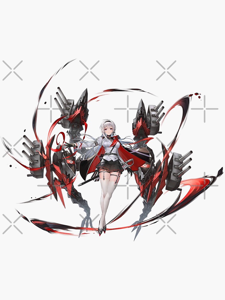 "Cute girls Azure lane" Sticker for Sale by Rose-Ruland | Redbubble