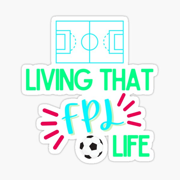 "Living that FPL life black contrast design" Sticker by danmsimi ...