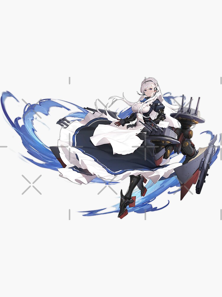 "Cute girls Azure lane" Sticker for Sale by Rose-Ruland | Redbubble