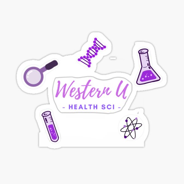 "UWO Health Sciences Stickers" Sticker by erringarcia | Redbubble