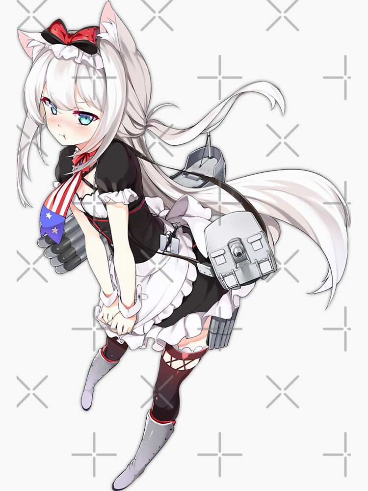 "Cute girls Azure lane" Sticker by Rose-Ruland | Redbubble