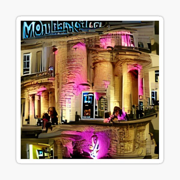 "Montpellier, Cheltenham" Sticker by Cheltonian | Redbubble