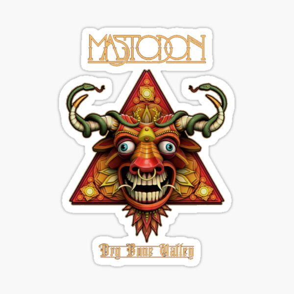 "best selling tour logo mastodon heavy metal band" Sticker by lsemper ...