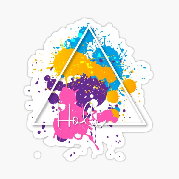 "Illuminate triangle colorful " Sticker for Sale by Darko-media | Redbubble
