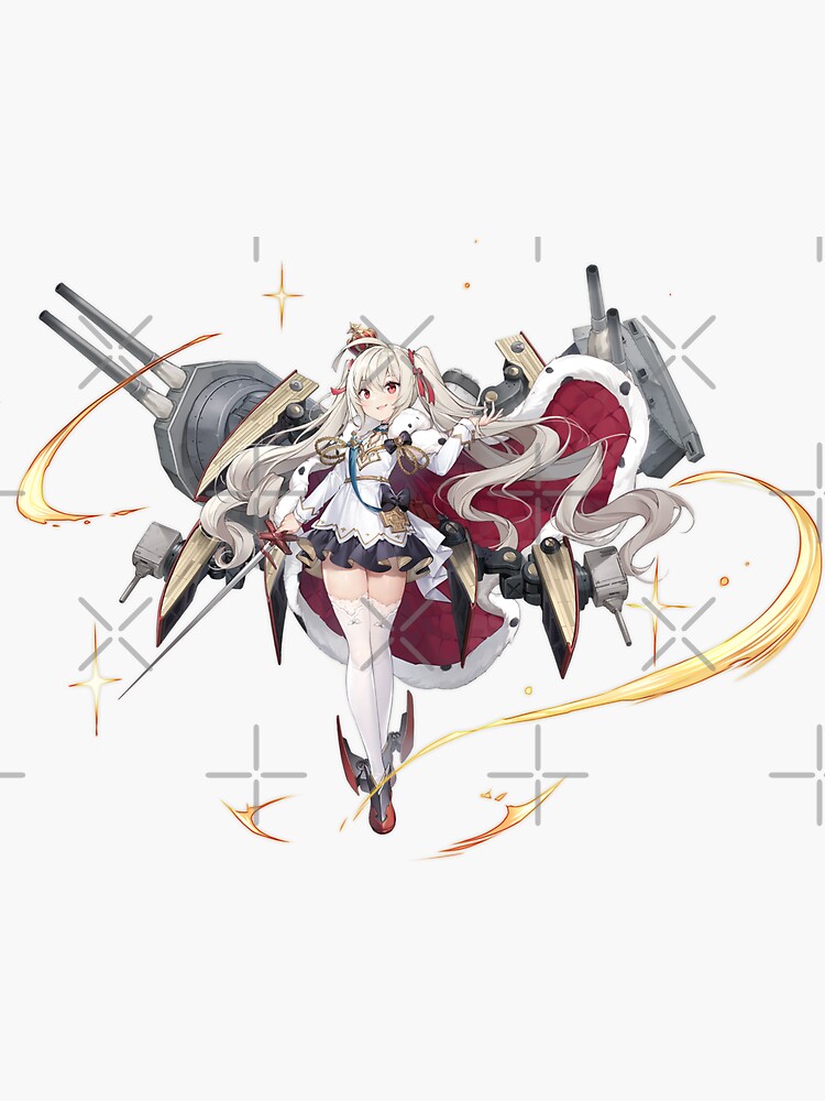 "Cute girls Azure lane" Sticker for Sale by Rose-Ruland | Redbubble