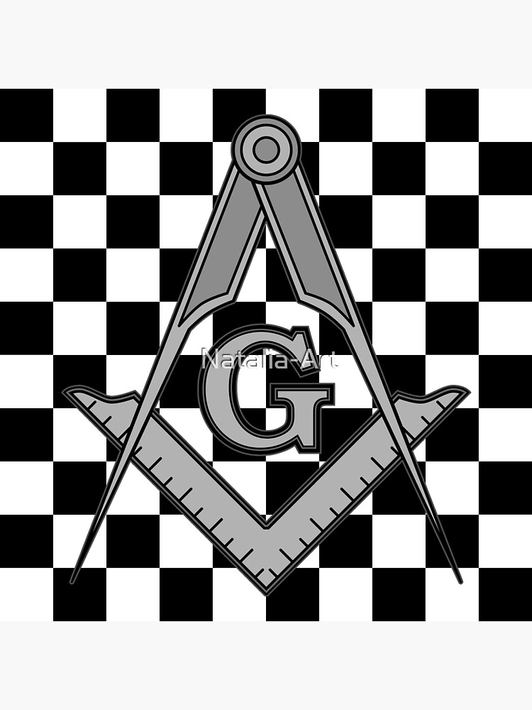 Impression photo « Franc-Maçon Freemason l'Équerre et le Compas Tapis ...