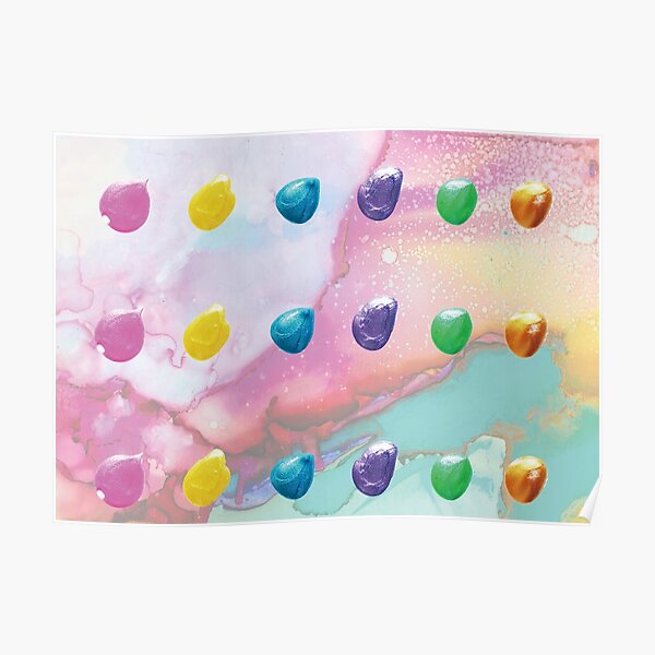 "Spotted paint" Poster for Sale by Esther-Kim | Redbubble